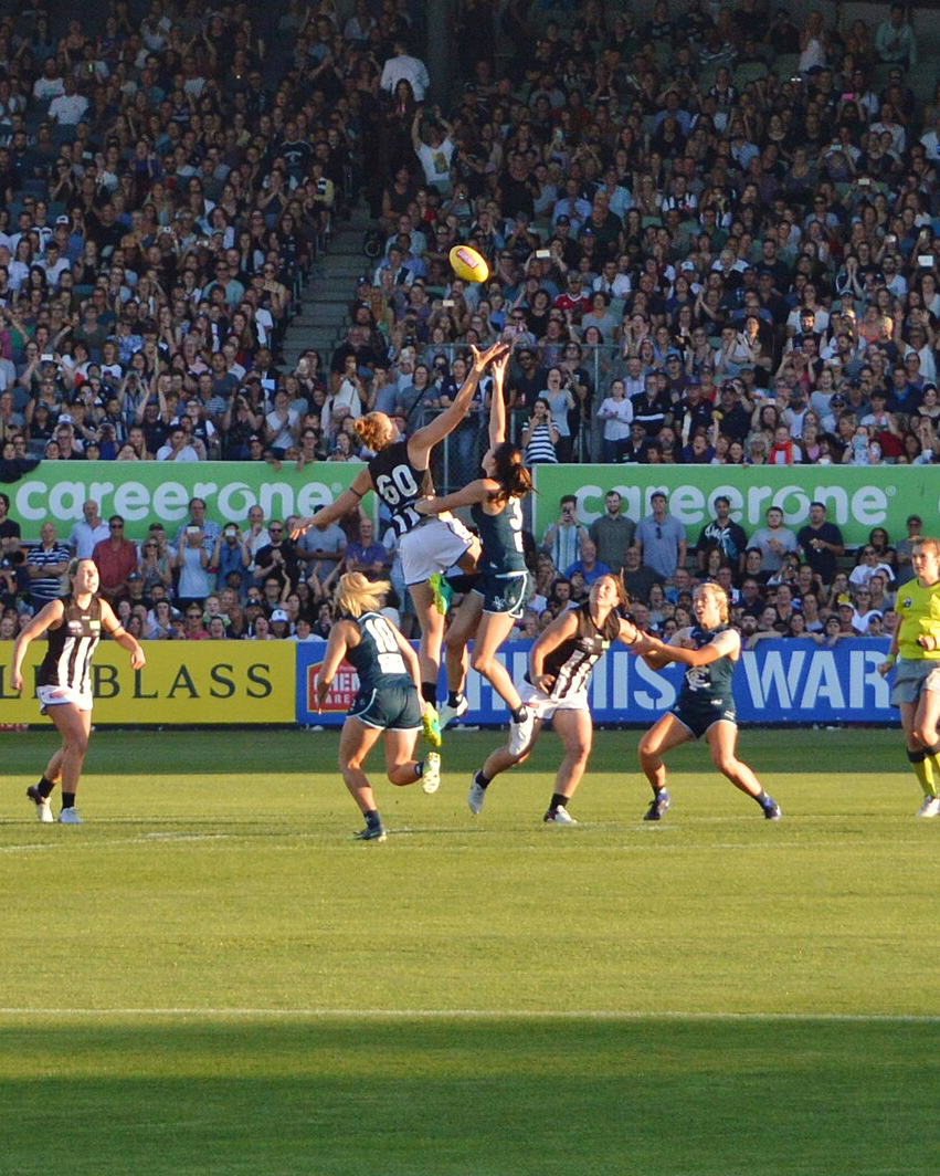 First AFL women’s game | National Museum of Australia
